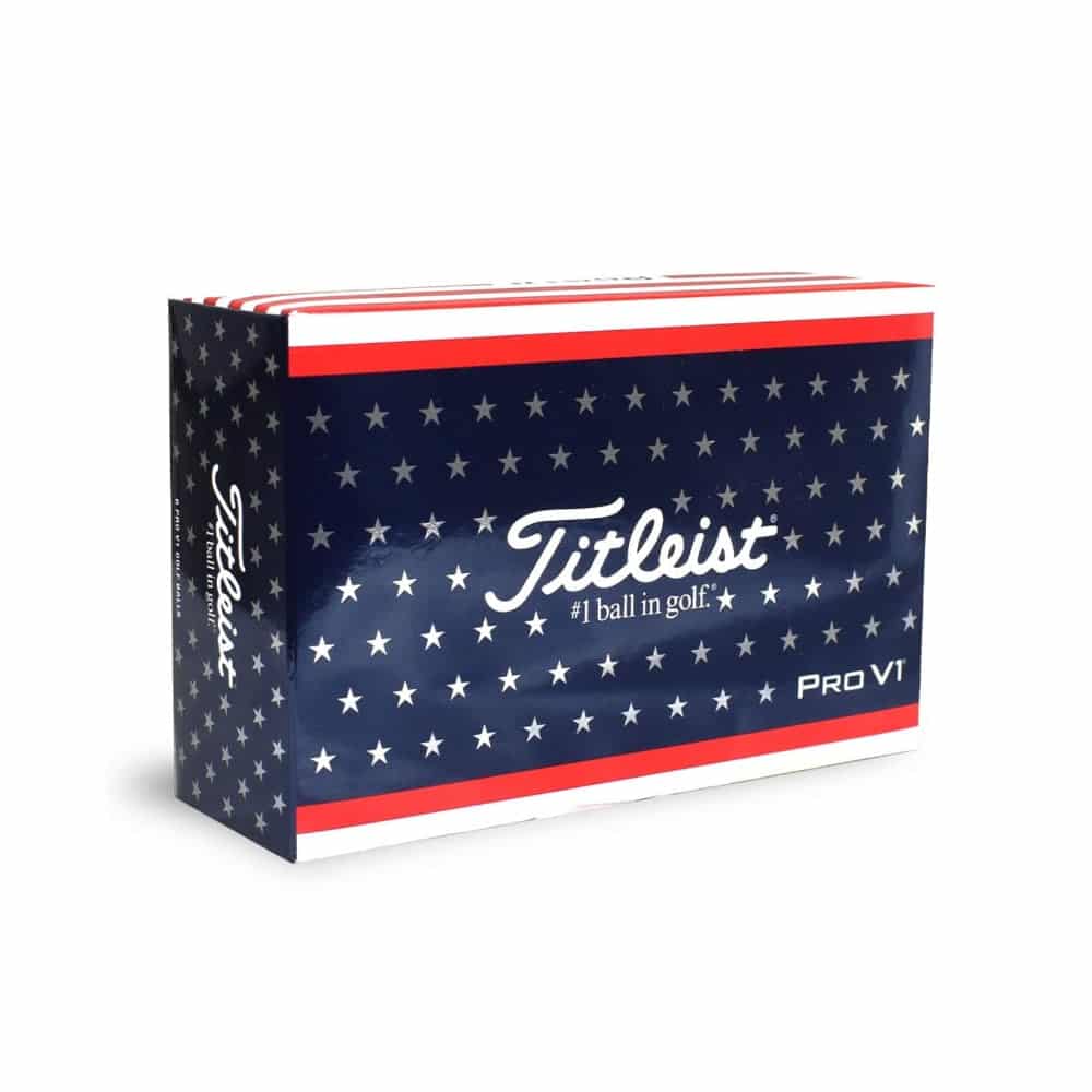 Titleist Limited Edition USA Flag Pro V1 Golf Balls - 6 Pack | One Golf